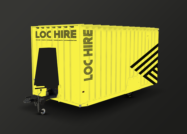 16’ Towable Store | Storage, Towable Units | LOC Hire Scotland